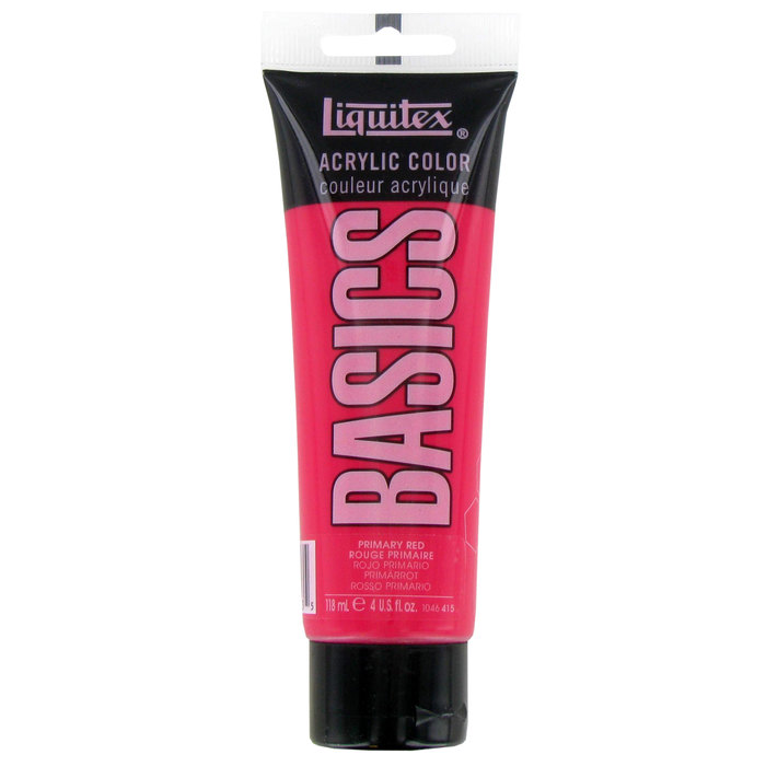 Primary Red Liquitex Basics Acrylic Color - 4 Ounce | Hobby Lobby | 822783